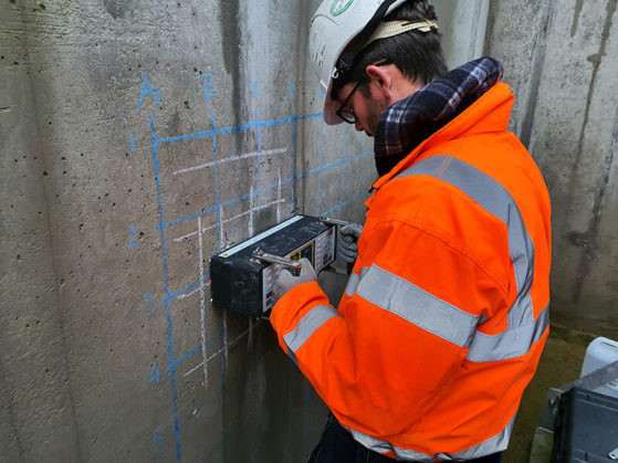 Non-Destructive Testing On Concrete Tanks - Infrastruct