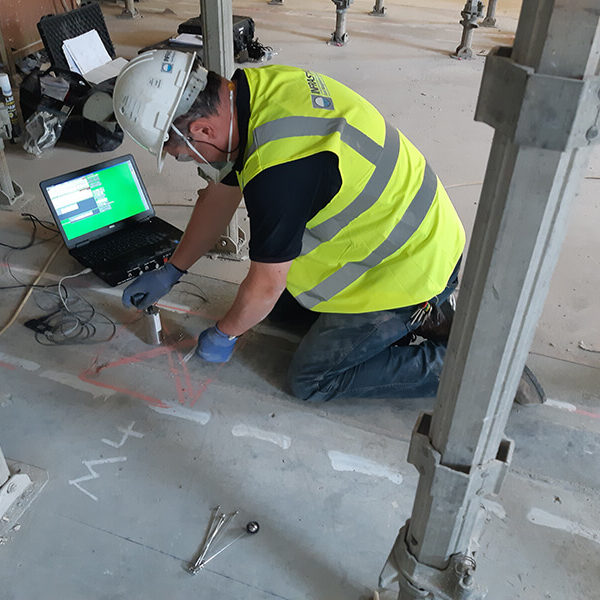 Impact Echo Testing on Existing Concrete Floors - Infrastruct